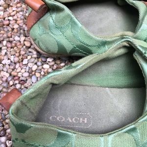 Coach | Shoes | Coach Green Shoes 7m | Poshmark